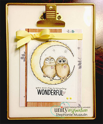 Everyday Wonderful Owls {uu 8/17} - Unity Stamp Company