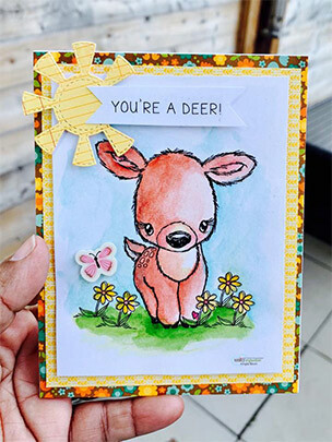 Cuddlebug Fawn - Unity Stamp Company