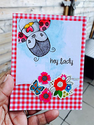 Cuddlebug Ladybug - Unity Stamp Company