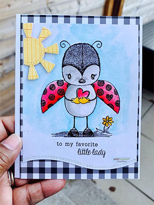 Cuddlebug Ladybug - Unity Stamp Company