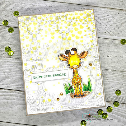 Cuddlebug Giraffe - MINI - Unity Stamp Company