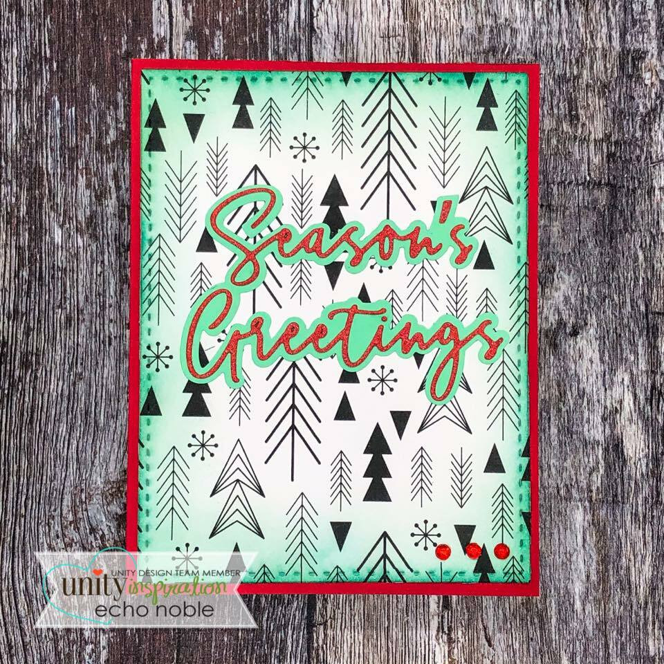Fraser Fir Background - Unity Stamp Company