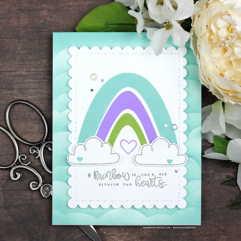 Sunshine and Rainbows {FRONT & CENTER stamps} - Unity Stamp Company