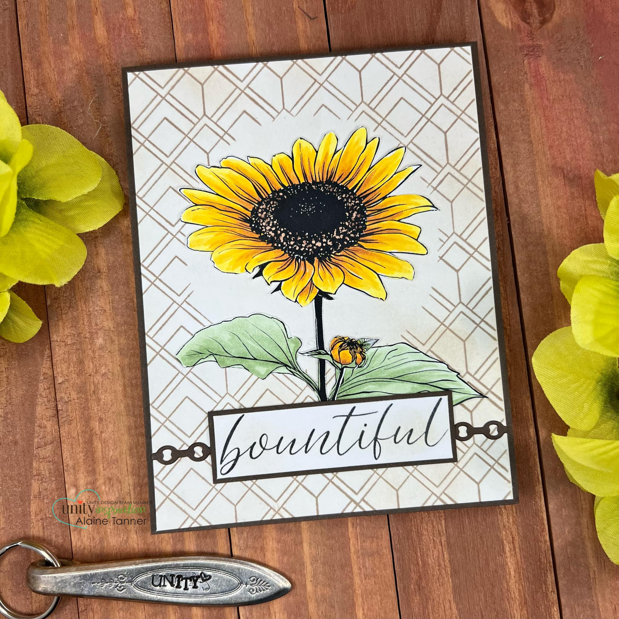 Bountiful Sunflower {uu 9/22} - Unity Stamp Company
