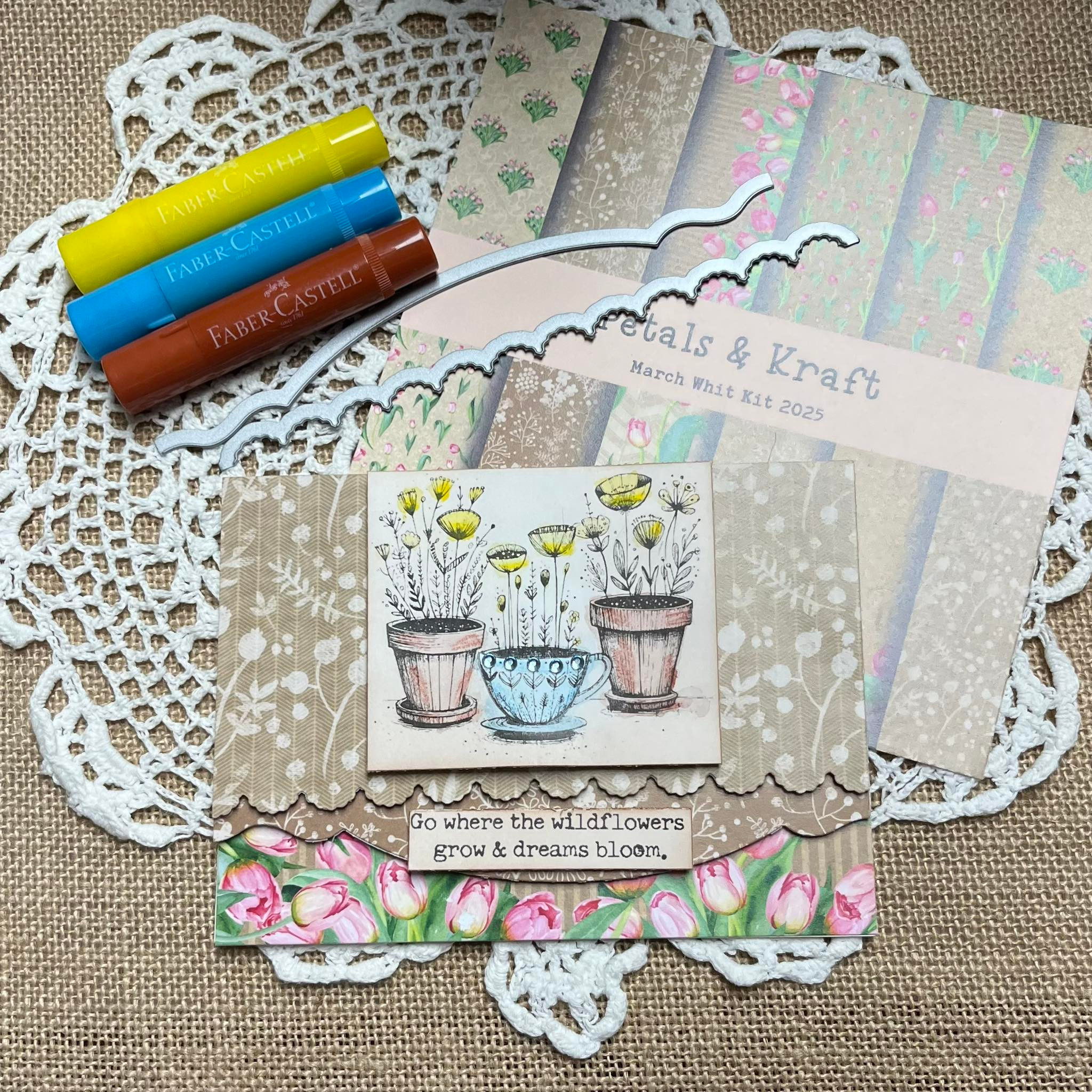 Petals & Kraft {Paper Pack}