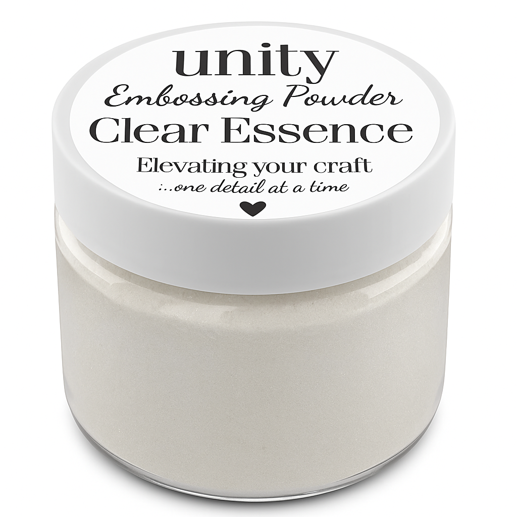 Unity Embossing Powder {Clear Essence} - Unity Stamp Company
