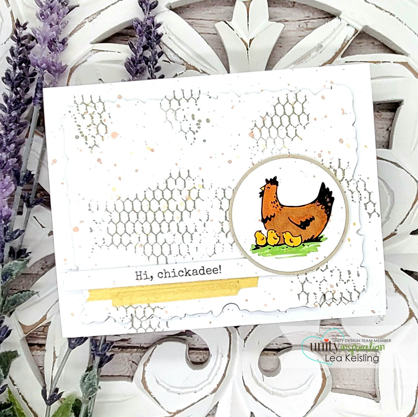 Chicken Wire Background - Unity Stamp Company