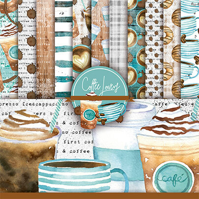 Coffee Lovers {Paper Pack} - Unity Stamp Company