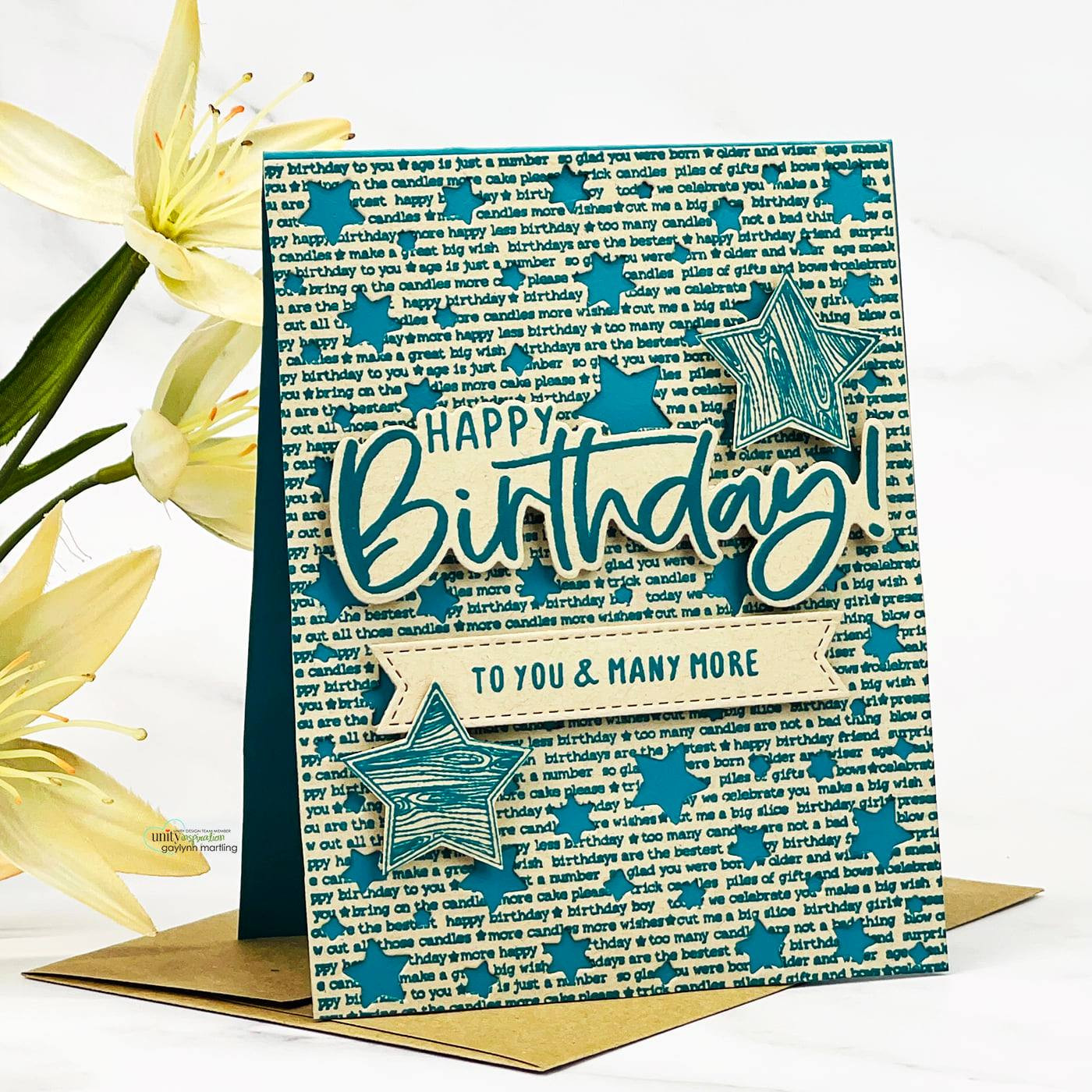 Many More Birthdays - Unity Stamp Company