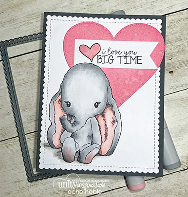 Cuddlebug Elephant - Unity Stamp Company