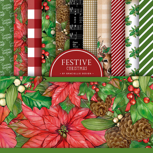 Cozy Christmas {paper pack} - Unity Stamp Company