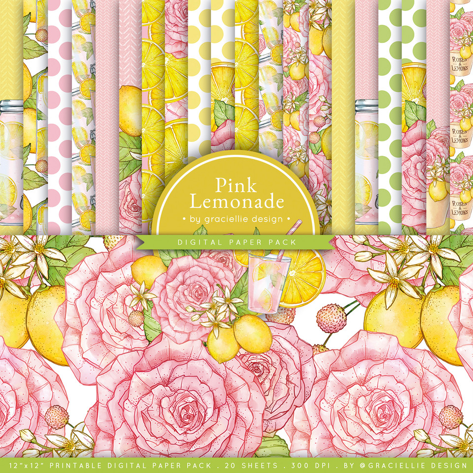 Pink Lemonade {Paper Pack} - Unity Stamp Company