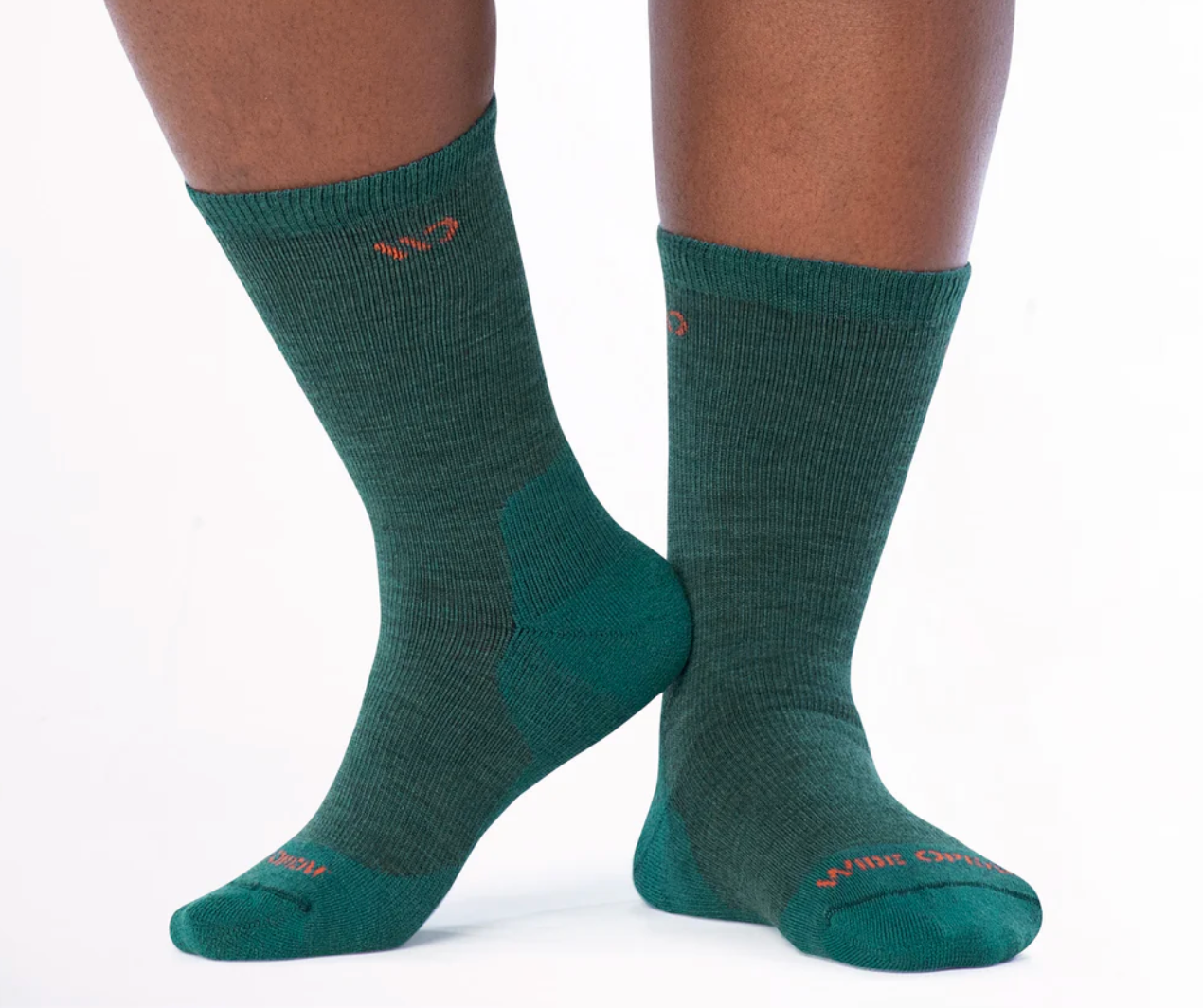 Wide Open Women's Solid Midweight Crew | Wide Open