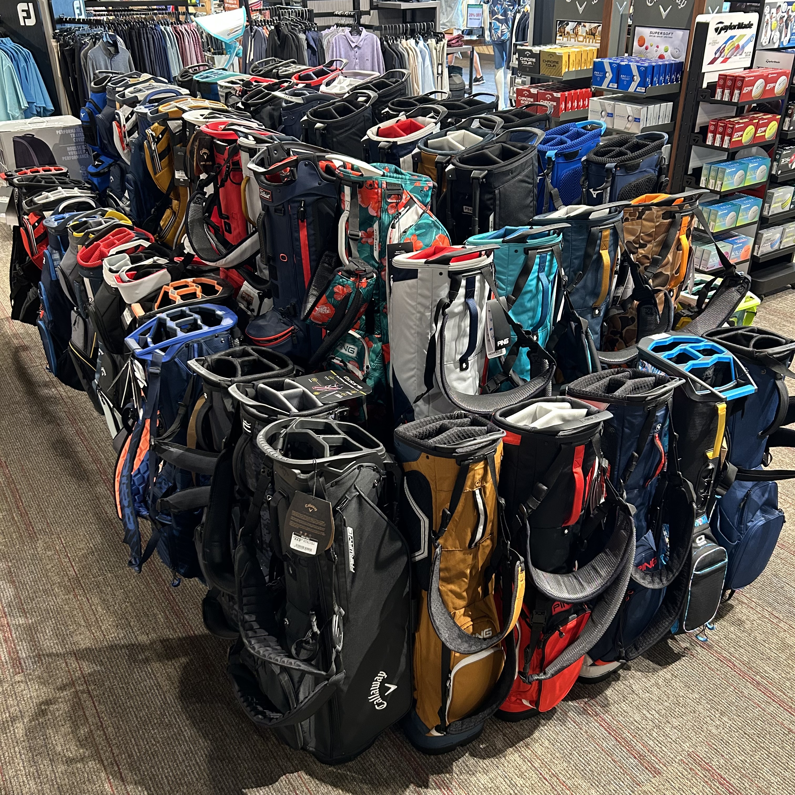 Three Types of Golf Bags - Alpine Shop Vermont