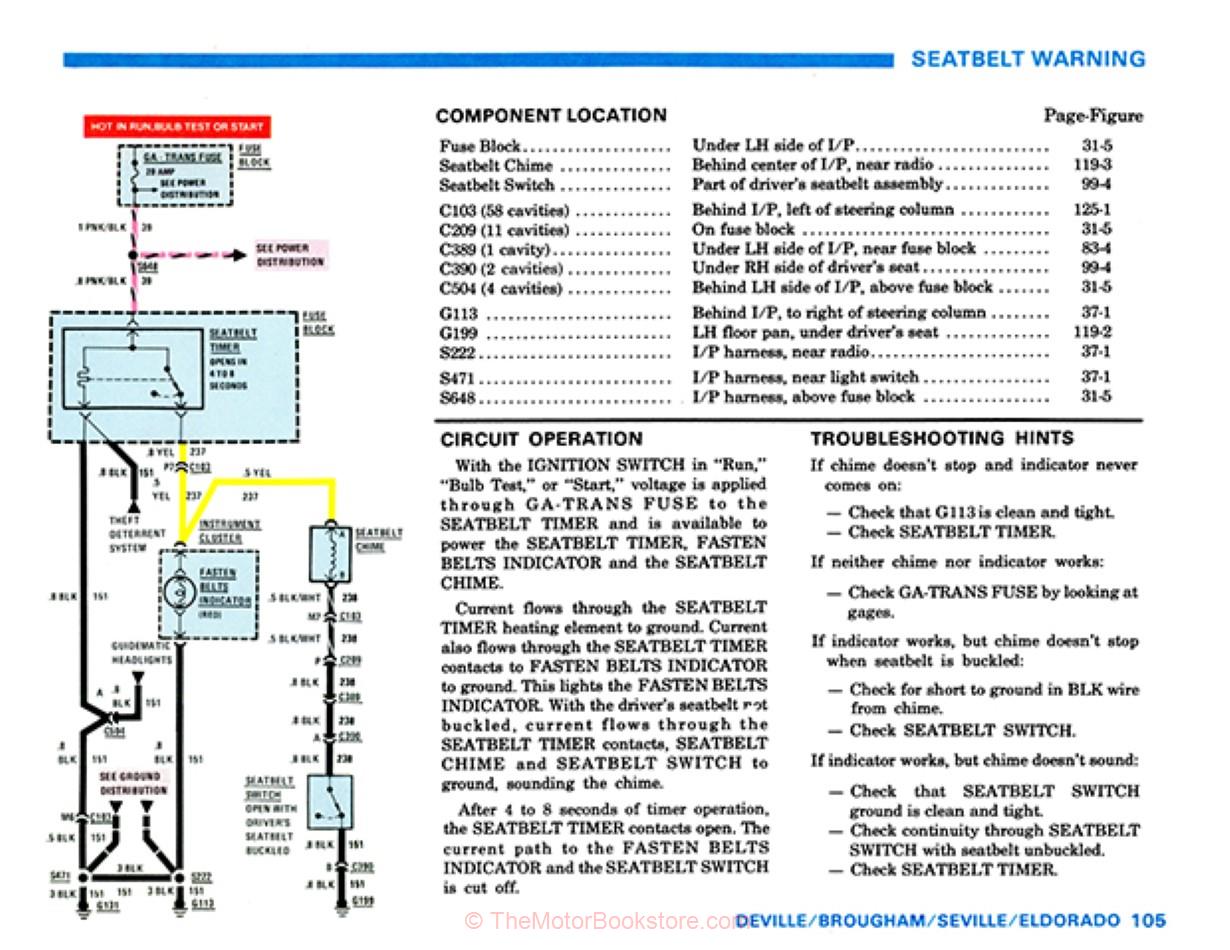 1982 Cadillac Electrical Troubleshooting Manual - OEM