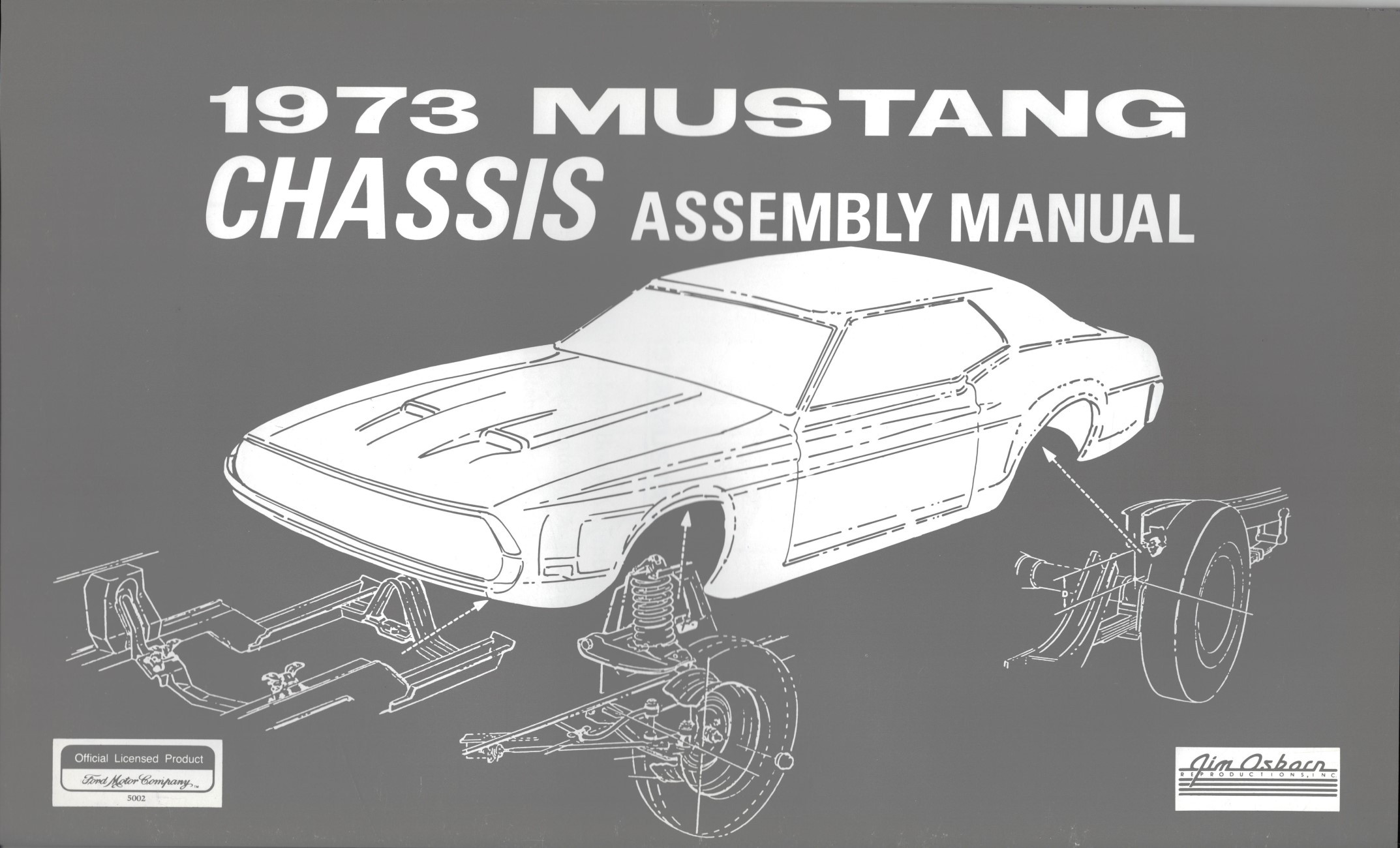 1973 Ford Mustang Chassis Assembly Manual