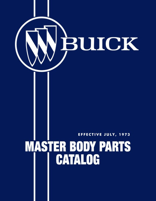 1961 - 1973 Buick Master Chassis & Body Parts Book Catalog Set