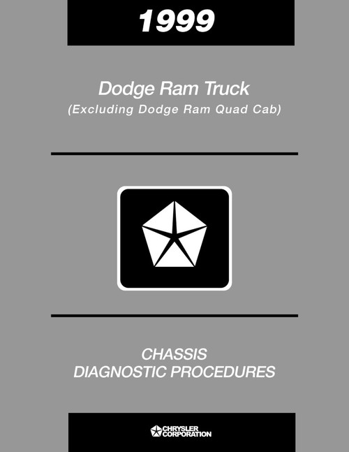 1999 Dodge Ram Truck Chassis Diagnostic Manual Supplement - OEM