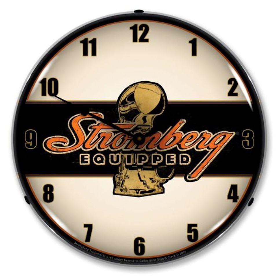 Drag Racing Clocks - LED Lighted Wall Clocks / Garage Clocks