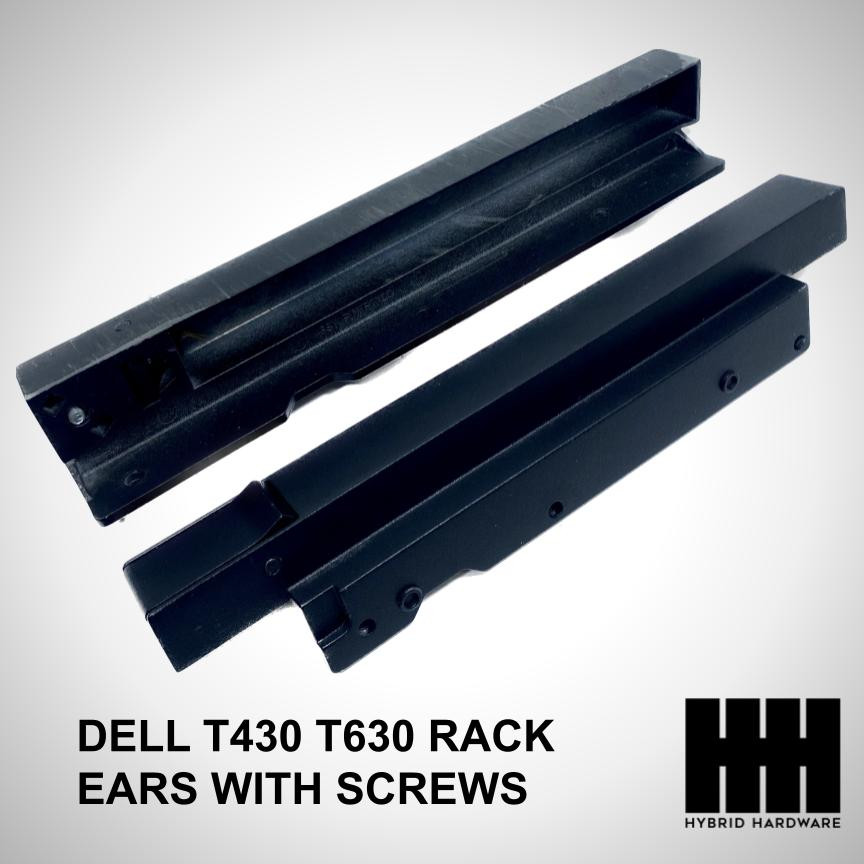 DELL POWEREDGE SERVER T430 T630 RACK EARS WITH SCREWS - HYBRID HARDWARE