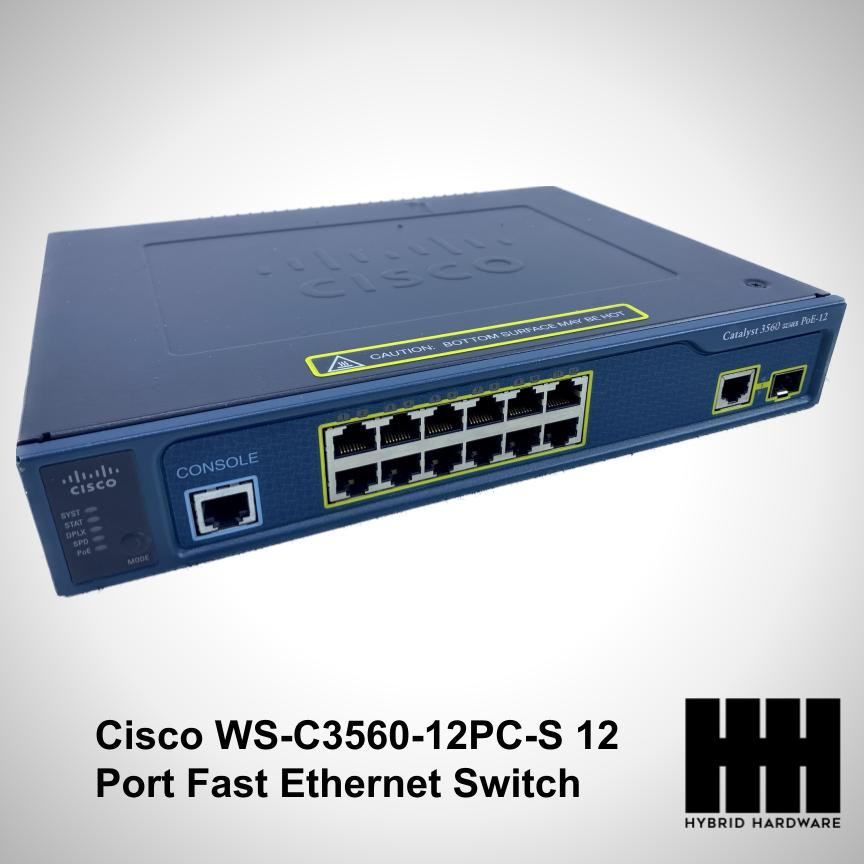 Cisco WS-C3560CG-8PC-S 8 Port Catalyst 3560-CG Series PoE Ethernet Switch