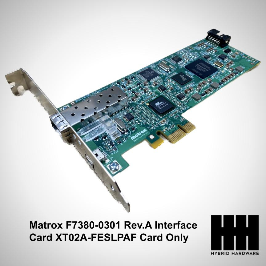 Matrox F7380-0301 Rev.A Interface Card XT02A-FESLPAF Card Only - HYBRID ...