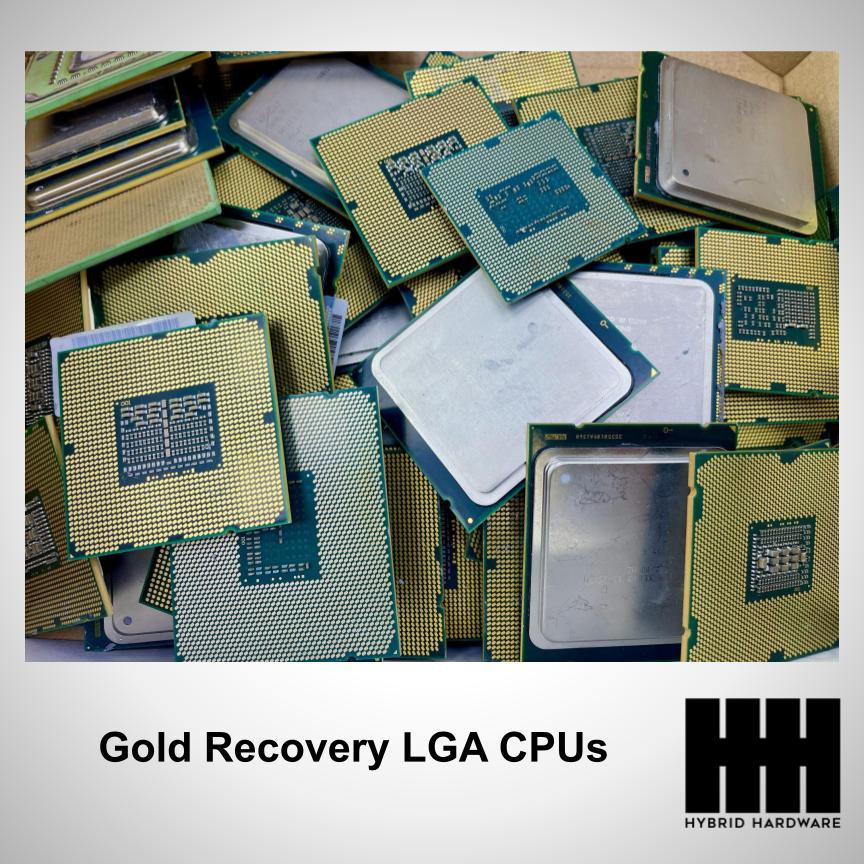 2KG Mixed Intel LGA CPUs SCRAP ONLY Gold recovery