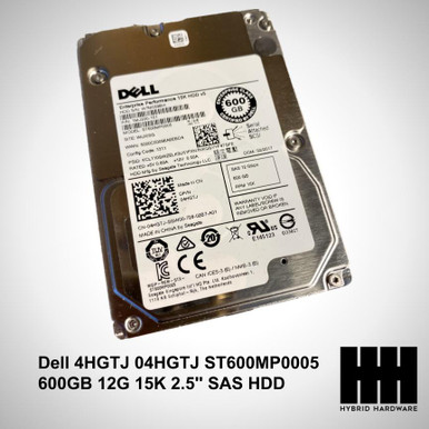 Dell 4HGTJ 04HGTJ ST600MP0005 600GB 12G 15K 2.5'' SAS Hard Drive ...
