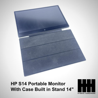 HP S14 Portable Monitor With Case Built in Stand 14" Fair Condition ...