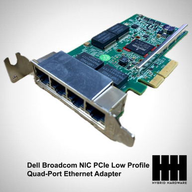 Dell Broadcom NIC PCIe Low Profile Quad-Port Ethernet Adapter TMGR6 ...