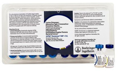 Ultra Duramune DAP + C/4L (25 Doses)