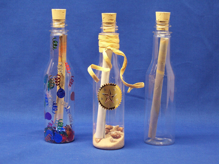 Glass Message in a Bottle Invitations. Free shipping