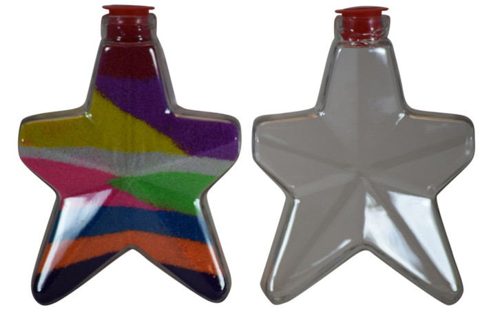 Star Sand Art Bottle. Star's Are Fun For The Holidays