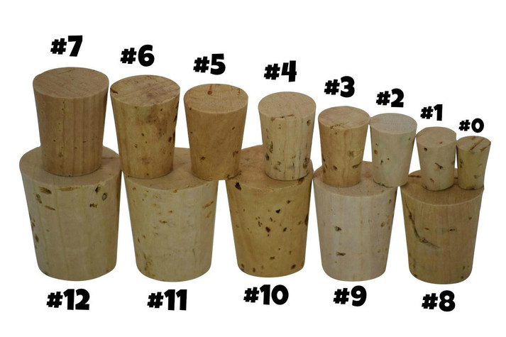 Natural Corks Size 8. Perfect For Larger Bottle Openings