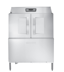 Hobart CL64EN-BAS+BUILDUP Low Temp Conveyor Dishwasher 0.39 Gallon and ...