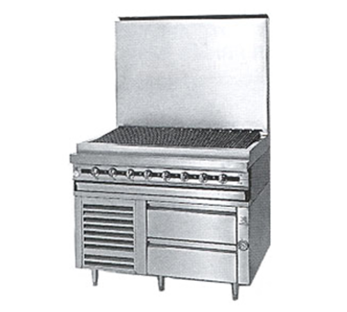 Jade JMRH-60B-NG 60" W Natural Gas Modular with Charbroiler Titan Heavy ...
