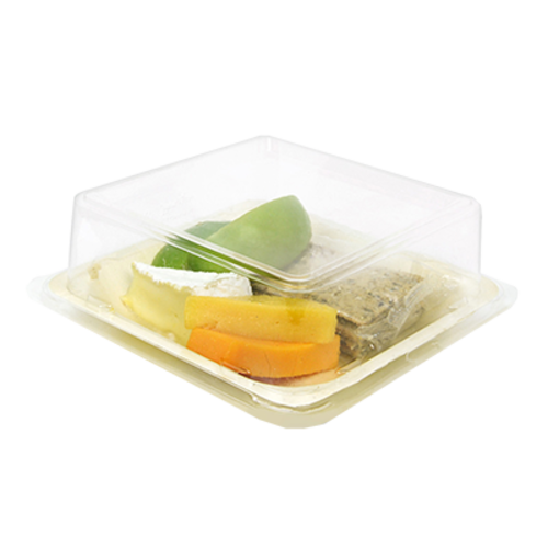 FOH DCV064CLT28 6" W Clear Plastic Servewise Disposable Plate Cover ...