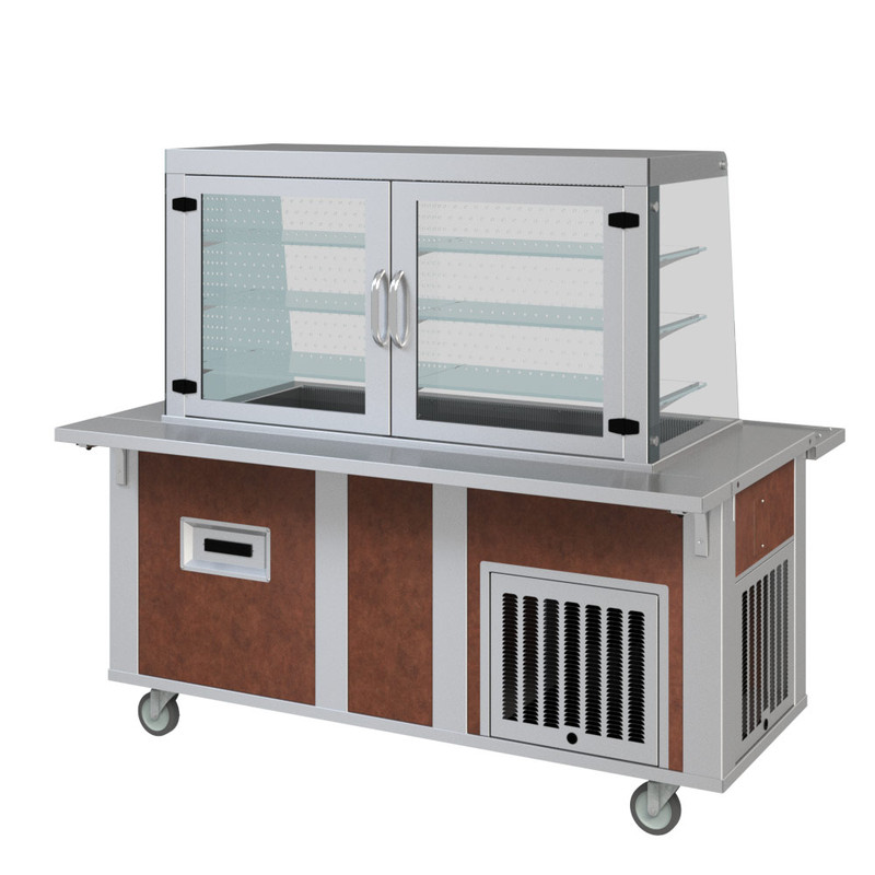 Piper Products 5-OTR-3 Elite OmniTop Cold Food Display Case 74" x 36" x ...