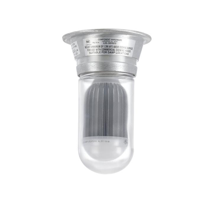 Component Hardware L55-LEDW-1004 Complete Flame Gard LED Exhaust Hood ...