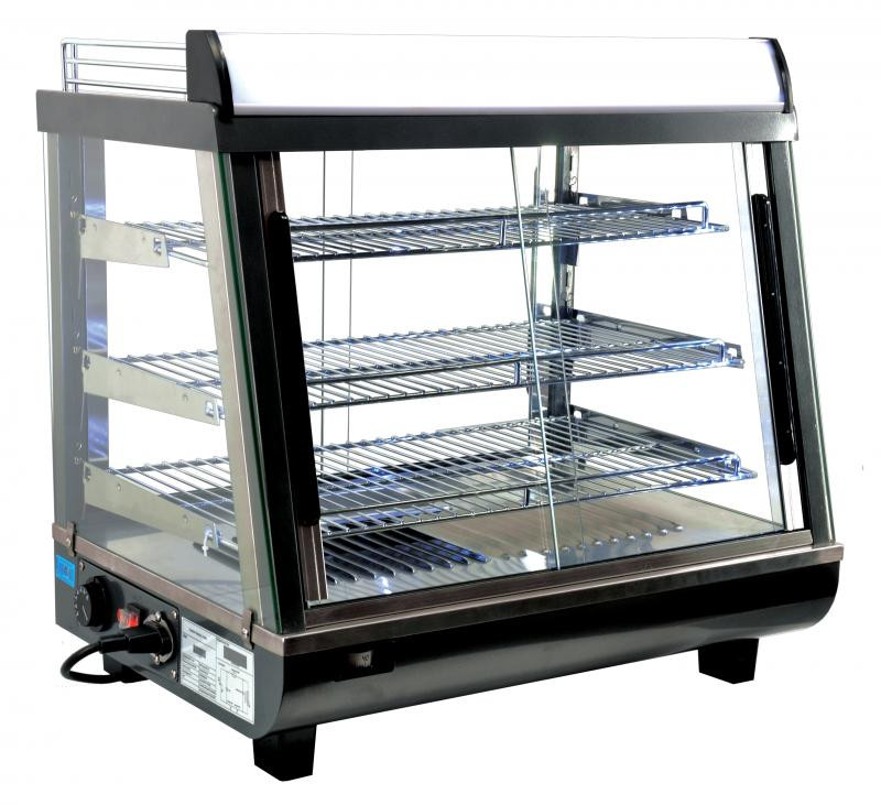 Omcan USA 40003 25.75"W Straight Glass Countertop Elite Series Heated ...