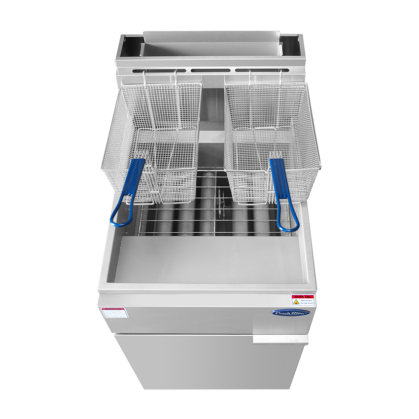 Atosa ATFS-75-NG 75 Lbs. Natural Gas CookRite Fryer - 170,000 BTU ...