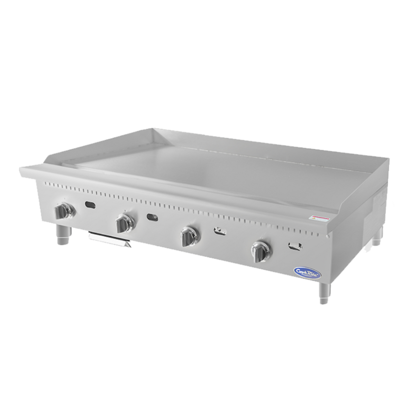 Atosa ATTG-48-NG 48" Natural Gas Countertop CookRite Heavy Duty Griddle ...