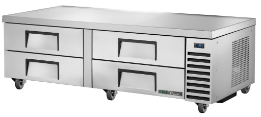 True TRCB-72 72.38"W Four Drawer Refrigerated Chef Base - Culinary Depot