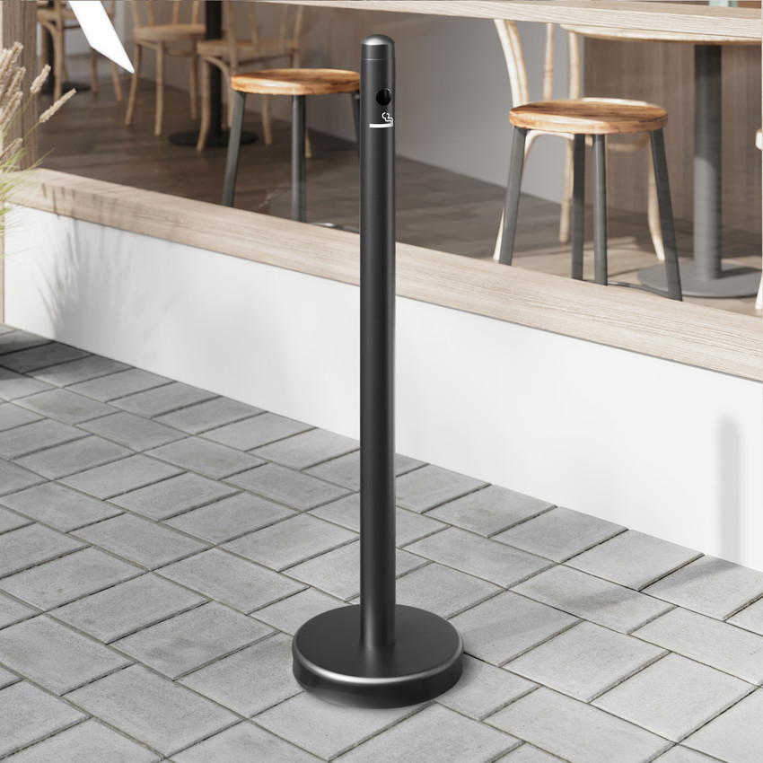Makula MAK40SPBK 40'' Black Free Standing Smoker Pole and Base ...