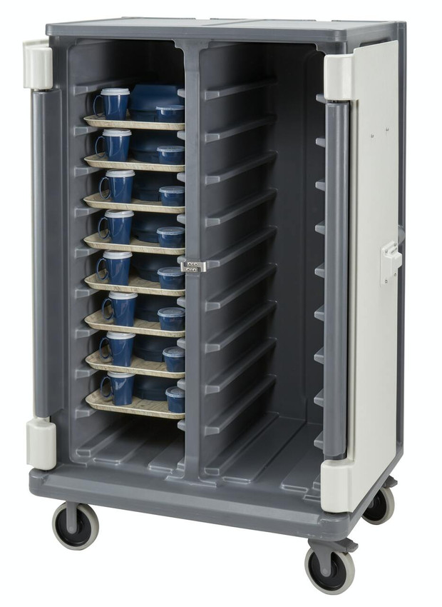 Cambro MDC1520T20191 Tall 20-Tray Meal Delivery Cart - Culinary Depot