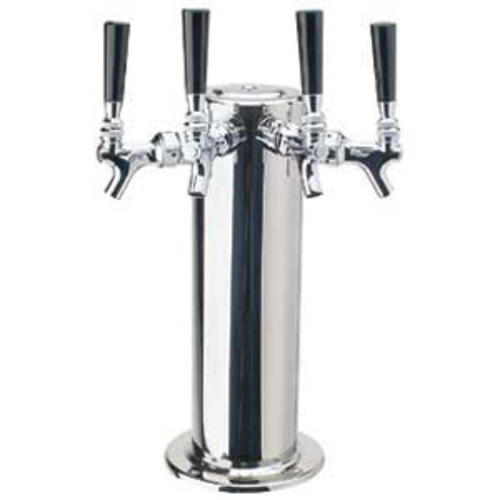 Micro Matic DS-144-PSS Stainless Steel 4 Chrome-Plated Brass Faucets ...