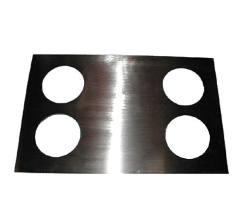 APW Wyott 14890 (4) 5" Holes Stainless Steel Round Adapter Plate ...