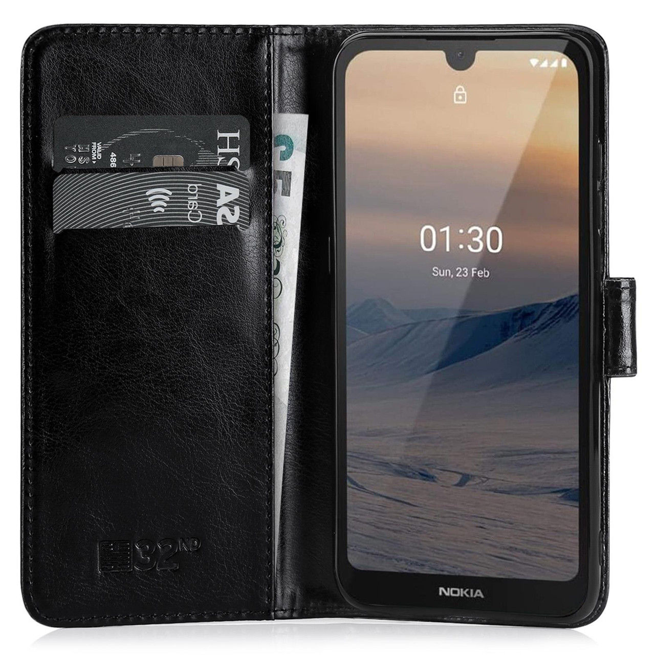 Nokia 1.3 (2020) 'Book Series' PU Leather Wallet Case Cover - 32ndShop
