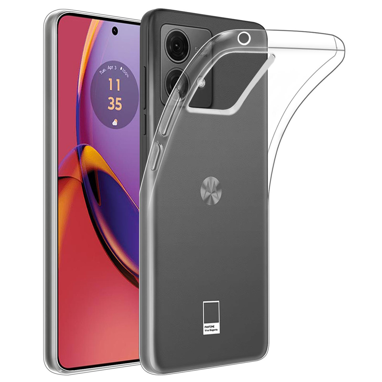 32nd Clear Gel Ultra-Thin TPU Case Cover With 2 X Tempered Glass for ...