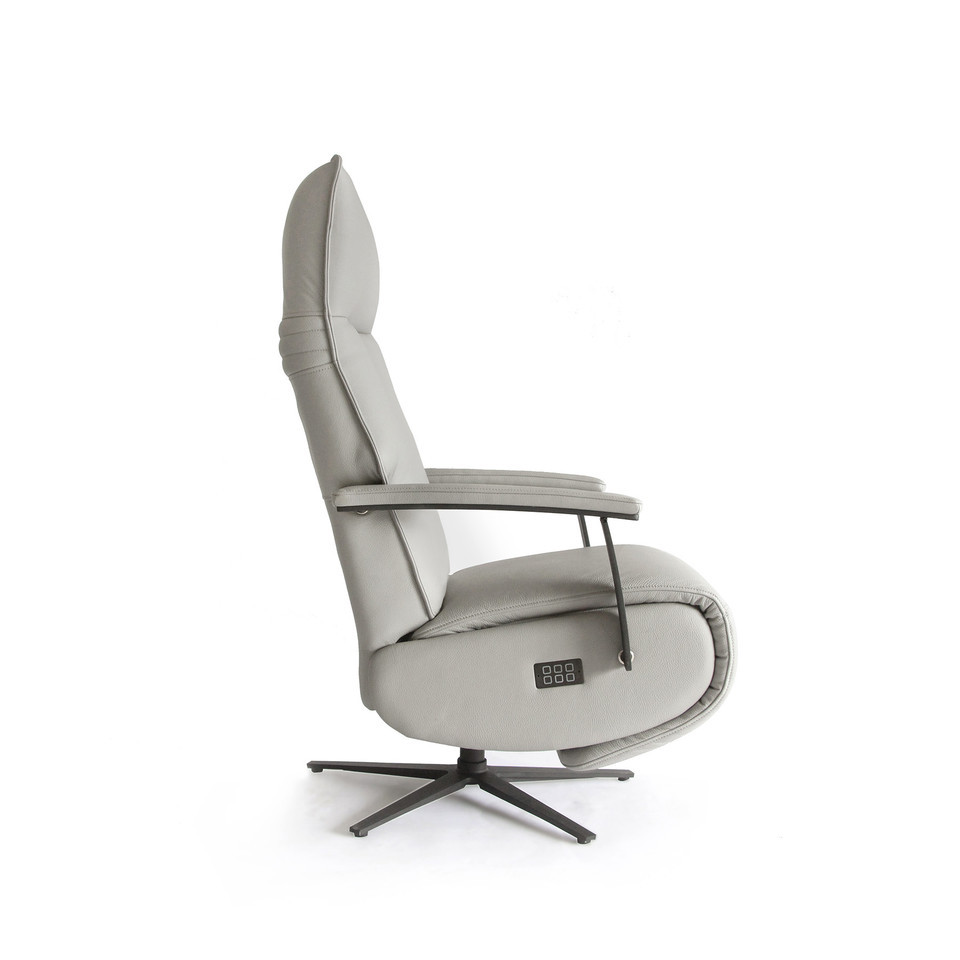 Geniune Leather Sofer Zero Gravity 3 Motor Power Recliner Chair Lafer ...